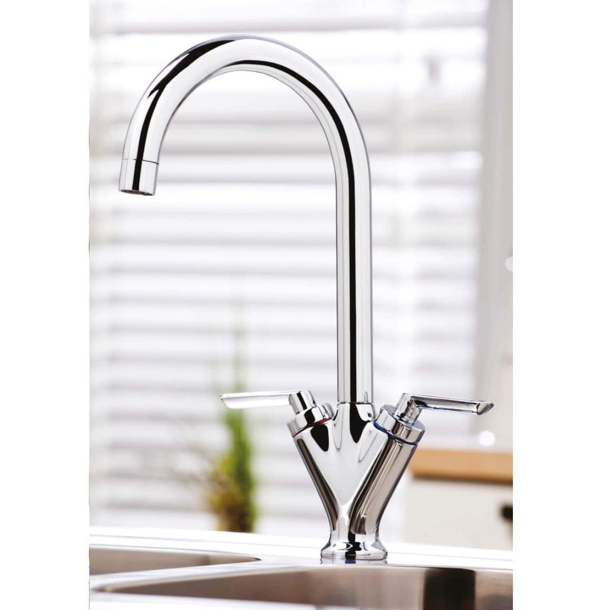 Scudo Olicana Kitchen Tap - Chrome - Bubly Bathrooms