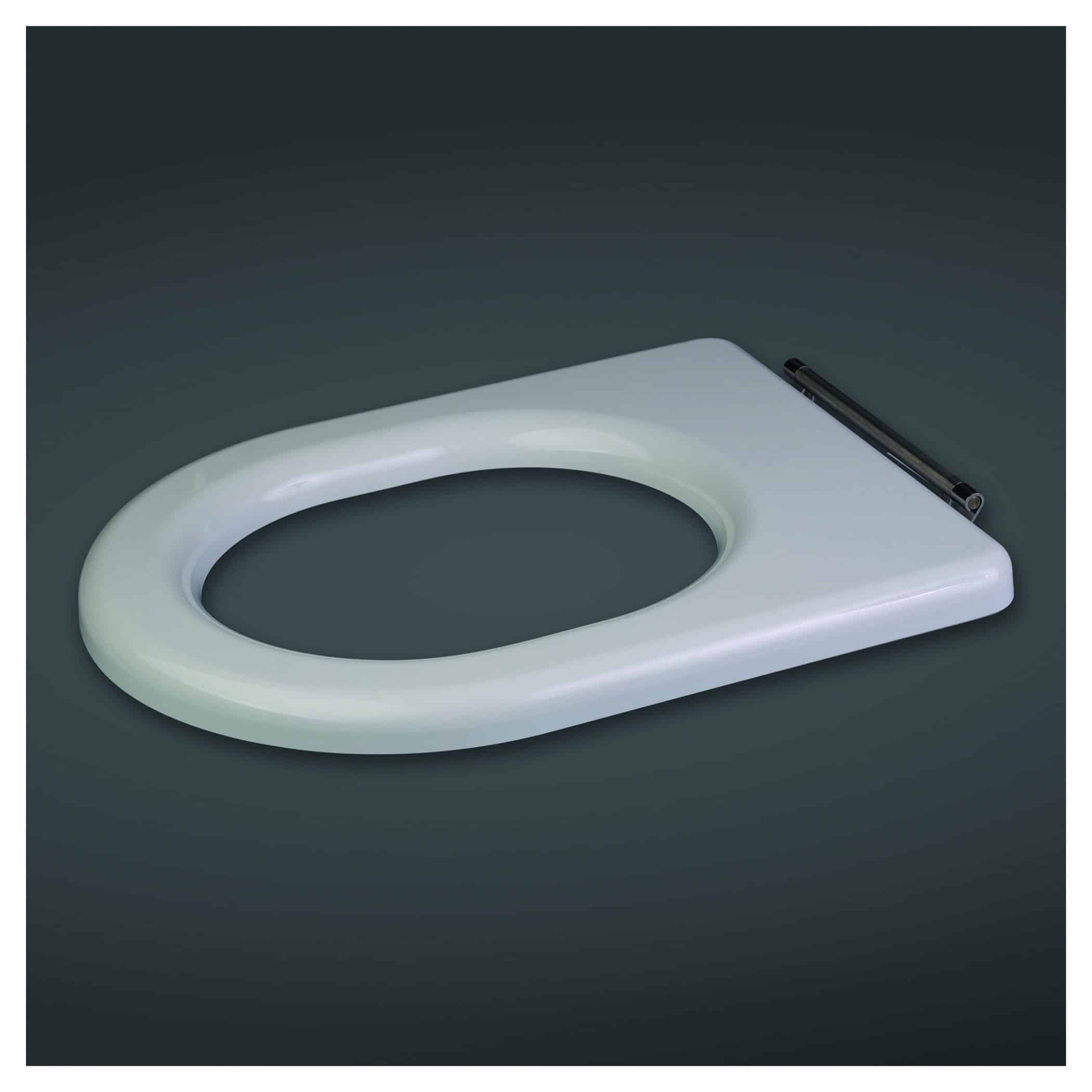 RAK Compact Special Needs Ring Standard Toilet Seat - Bubly Bathrooms