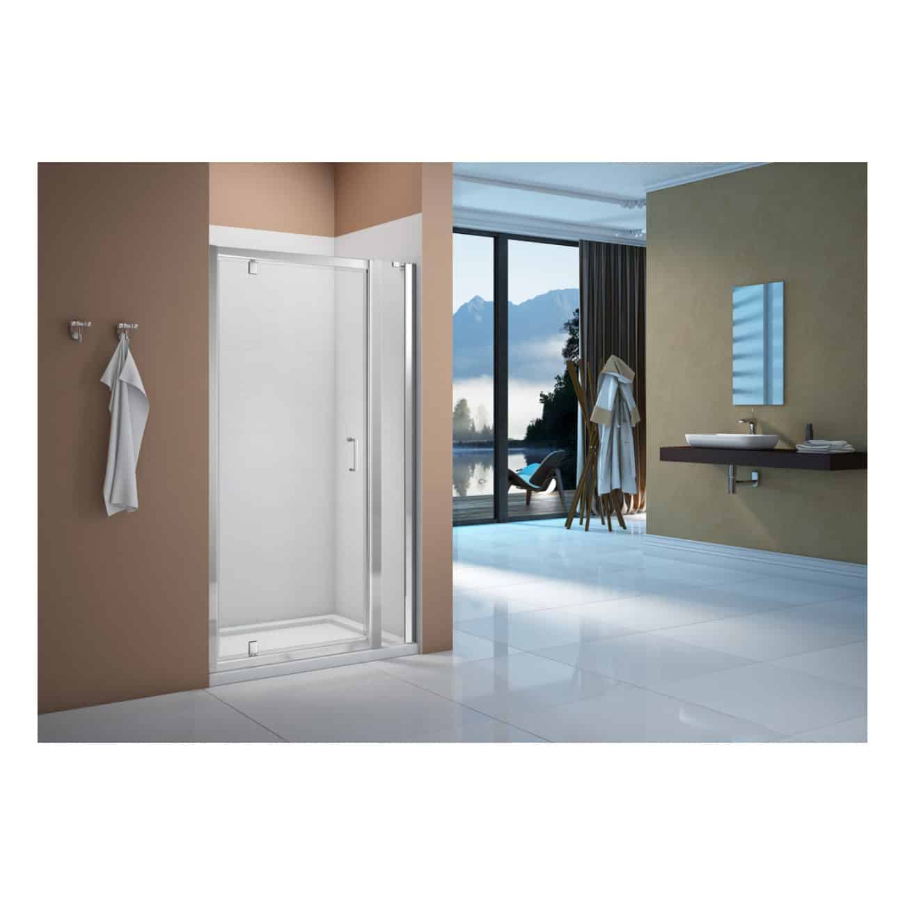 Merysa Boost Inline Panel - 210mm Wide - Polished Chrome - Bubly Bathrooms